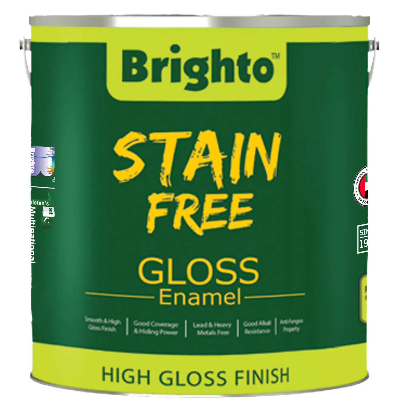 Brighto Stain Free Gloss Enamel – Brighto Paints | Pakistan's 1st ...