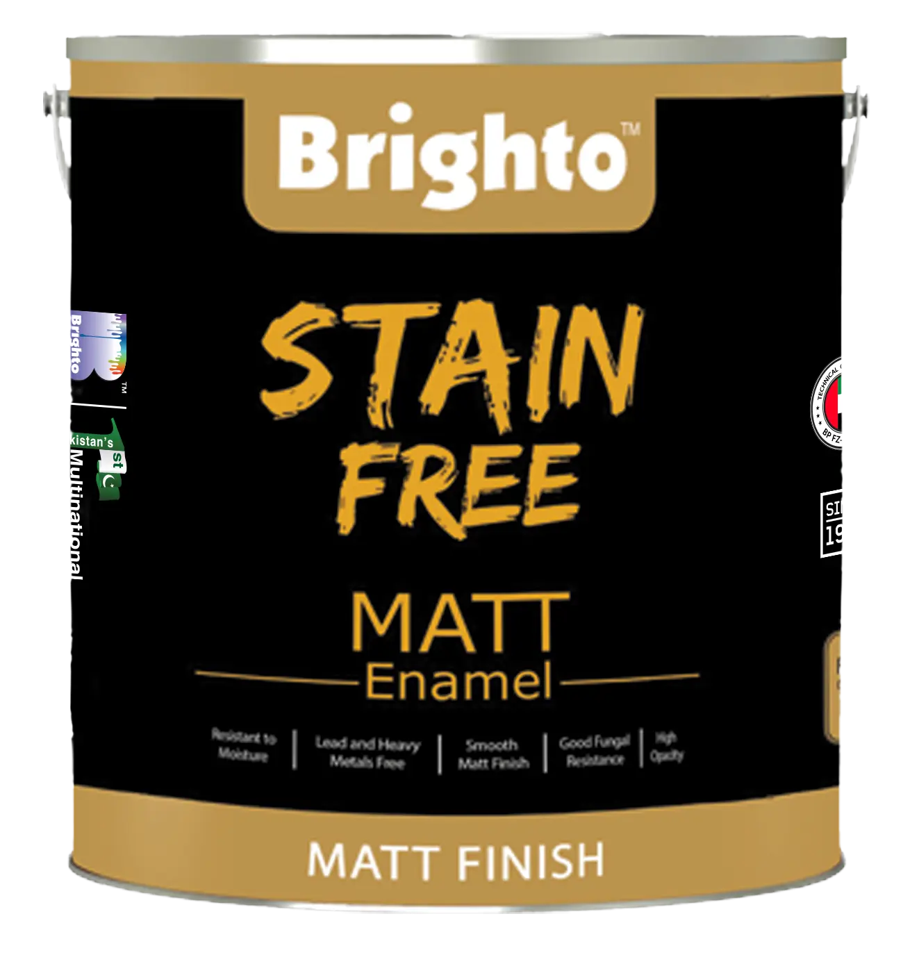 Brighto Stain Free Matt Enamel – Brighto Paints | Pakistan's 1st ...